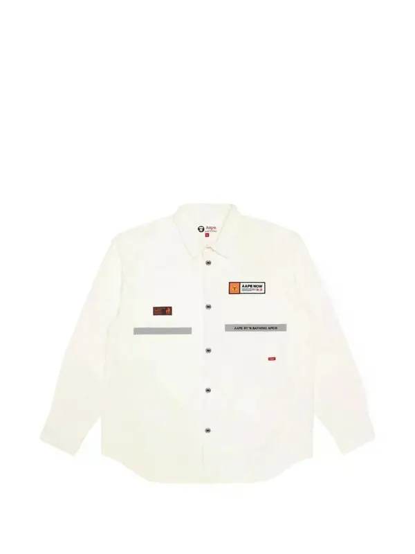 AAPE BY *A BATHING APE Logo-patch Shirt