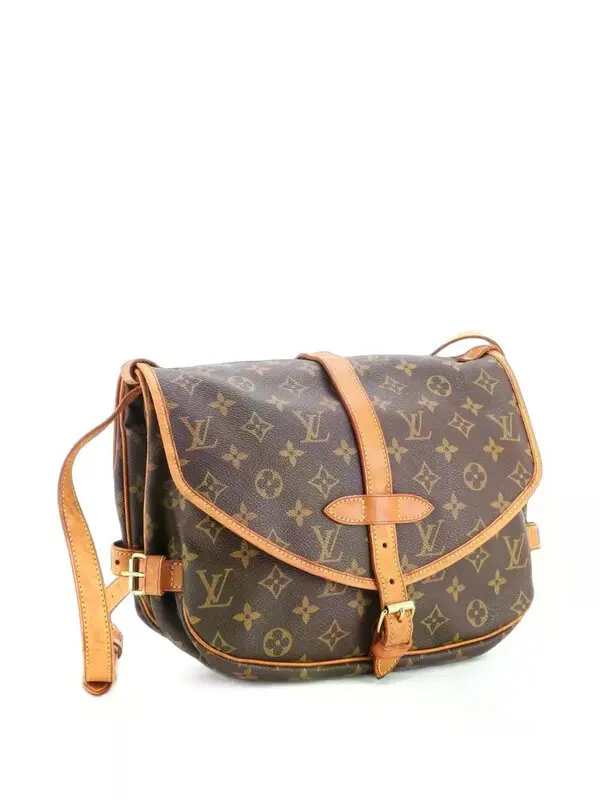 LOUIS VUITTON Monogram Canvas Saumur 30 Crossbody Bag