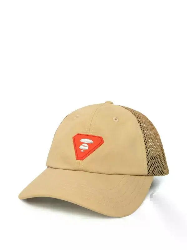 AAPE BY *A BATHING APE Moonface Mesh-panelled Cap - Neutrals