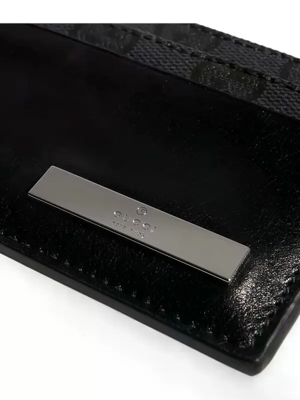 Gucci Card Case With Metal Tag