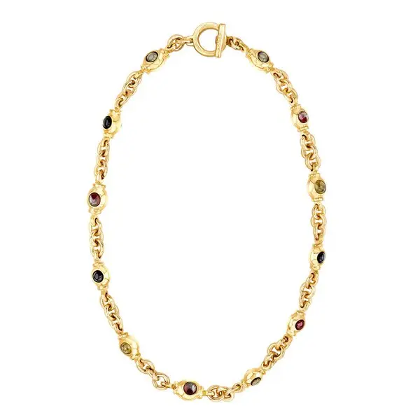 CORSO JEWELRY Ponza Gold Multi-stone Choker