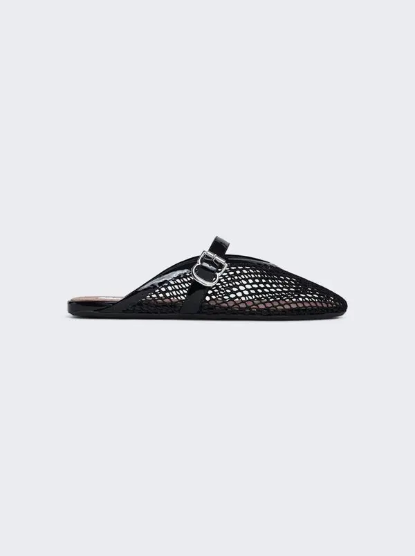 ALAÃA Flat Mule Fishnet