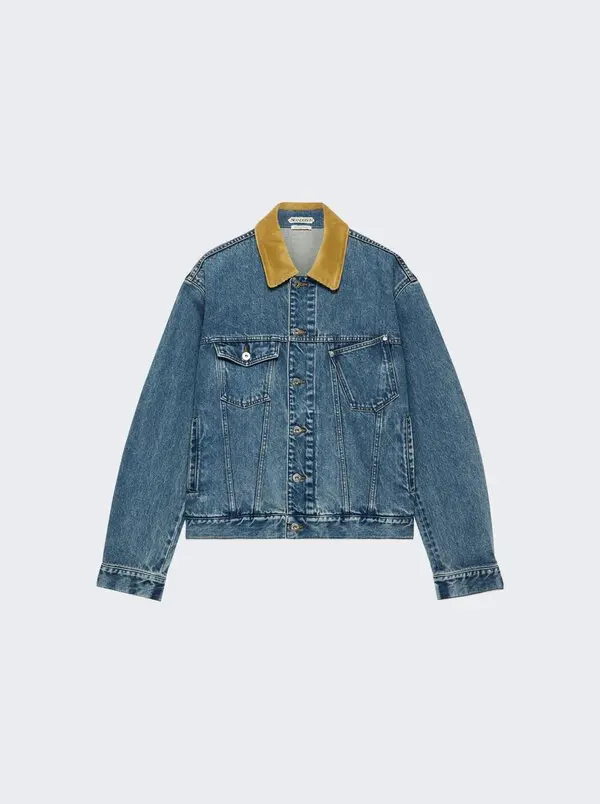 JW Anderson Corduroy Collar Denim Jacket