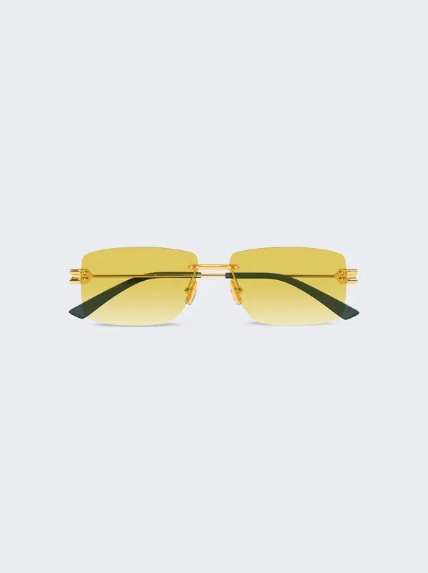 Bottega Veneta Rimless Sunglasses