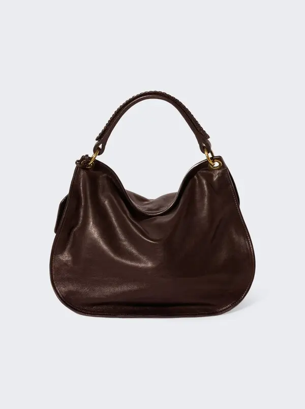 Miu Miu Rendez-vous Leather Bag Briarwood