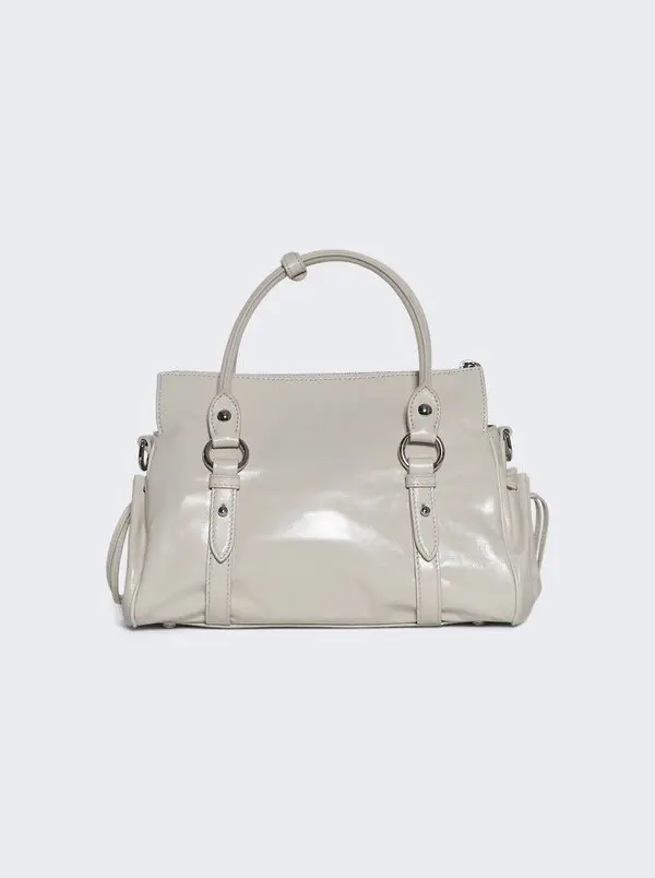 Miu Miu Leather Handbag - White