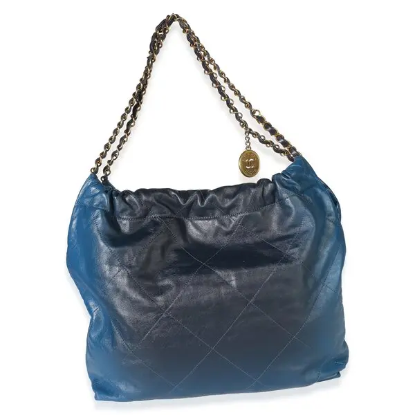 Chanel Shaded Quilted Calfskin Hobo Bag