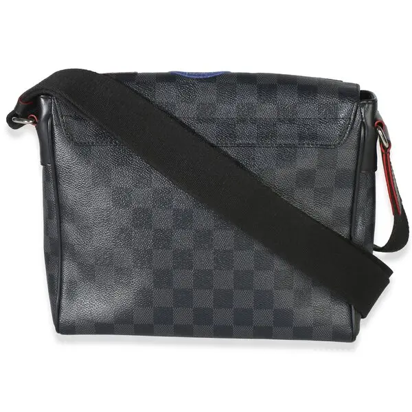 LOUIS VUITTON Damier Graphite Canvas Alps District Pm Shoulder Bag