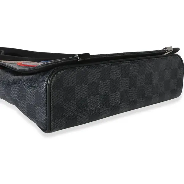 LOUIS VUITTON Damier Graphite Canvas Alps District Pm Shoulder Bag