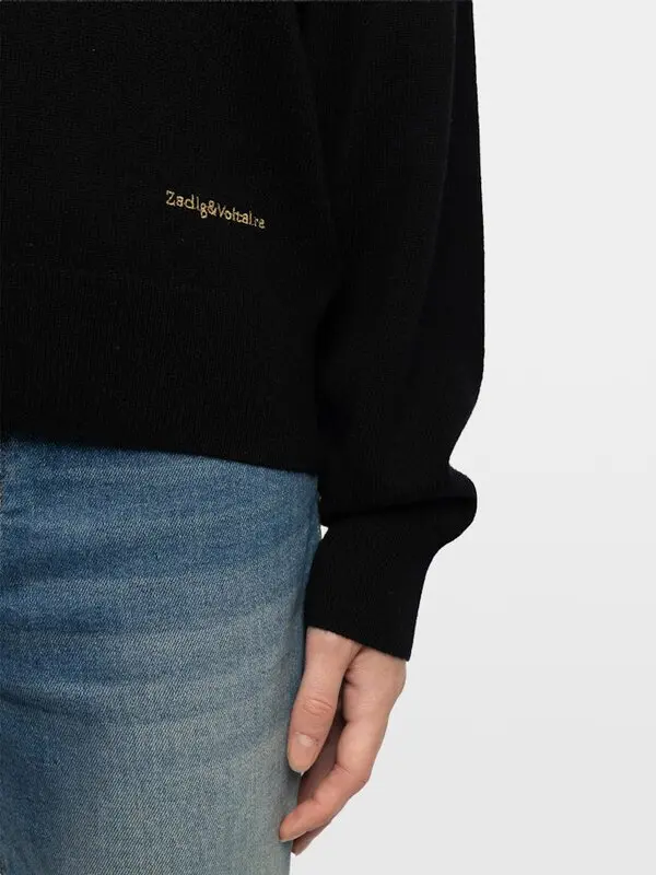 Zadig&Voltaire Soulu V-neck Wool Cashmere Sweater