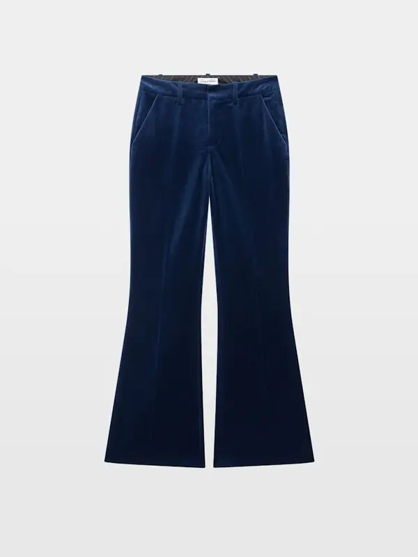 Zadig&Voltaire Prevy Velvet Trousers - Marine