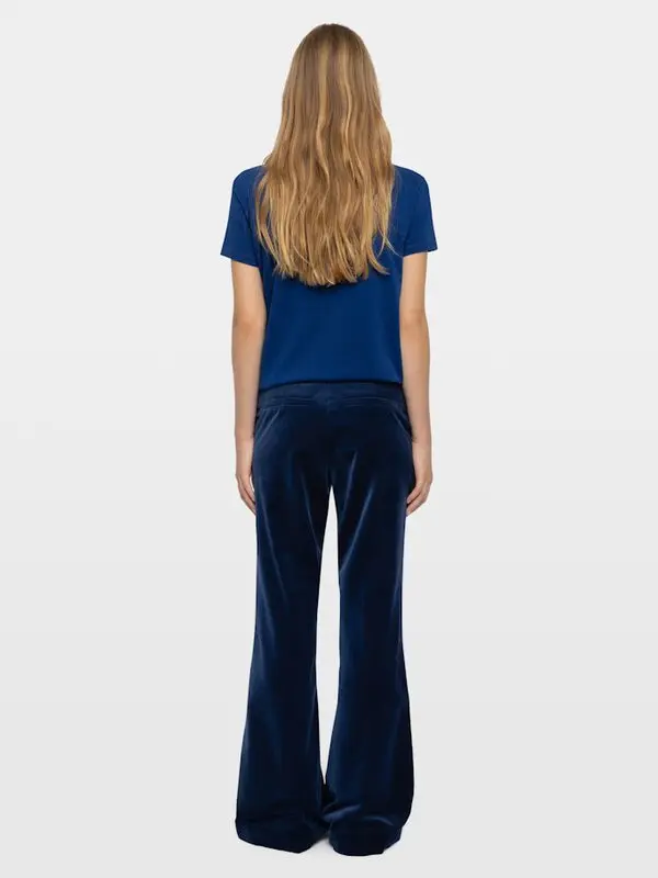 Zadig&Voltaire Prevy Velvet Trousers - Marine