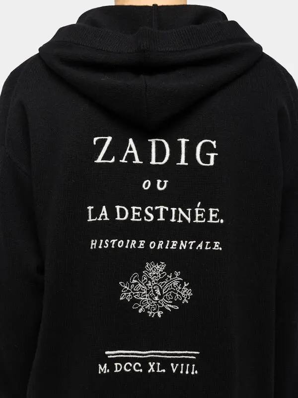 Zadig&Voltaire Camillo Wool & Cashmere Zip-up Cardigan