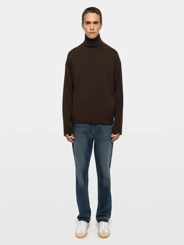 Zadig&Voltaire Nalmo Merino Wool High Neck Sweater
