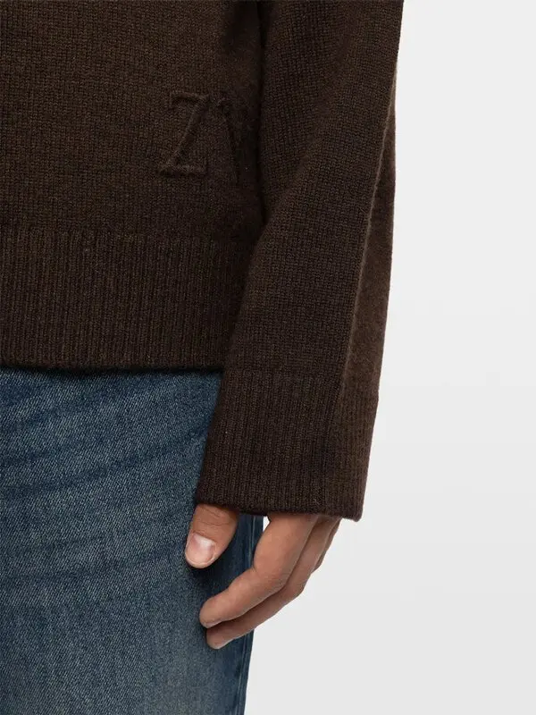 Zadig&Voltaire Nalmo Merino Wool High Neck Sweater