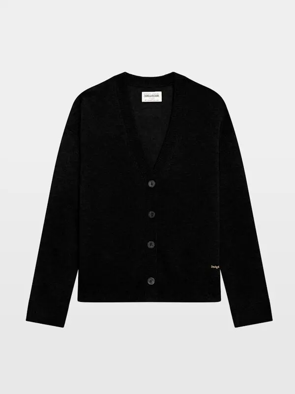Zadig&Voltaire Mirkaz Cashmere Cardigan - Black