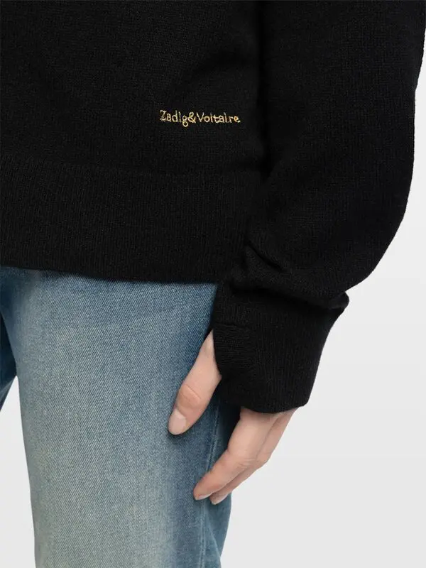 Zadig&Voltaire Mirkaz Cashmere Cardigan - Black
