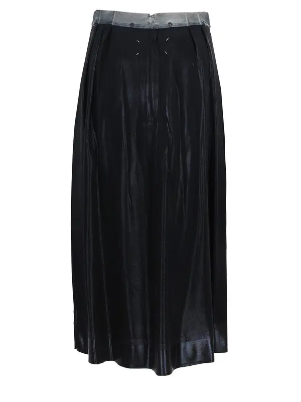 MAISON MARGIELA Gonna Midi In Misto Seta