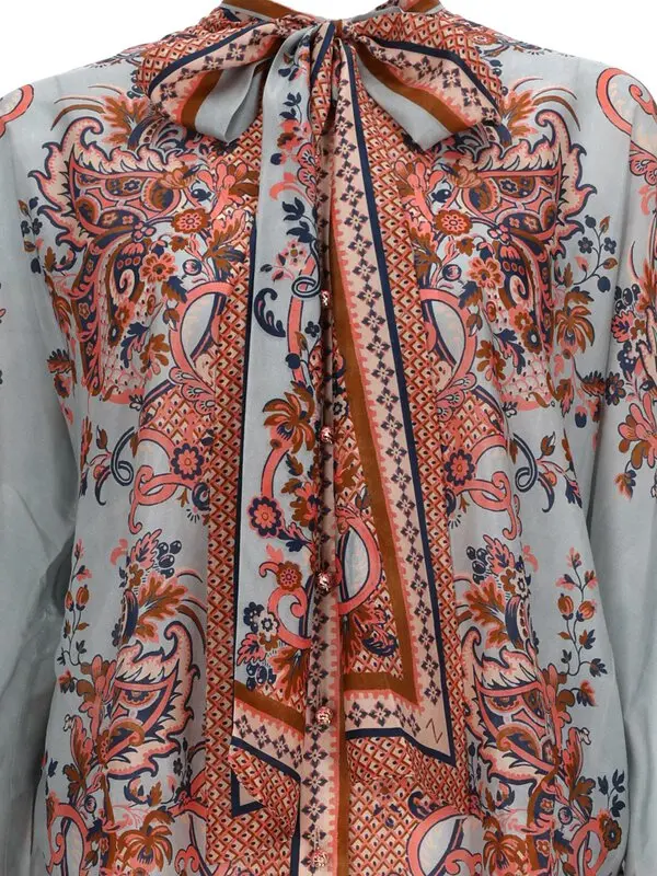Zimmermann Blusa "aster" In Seta