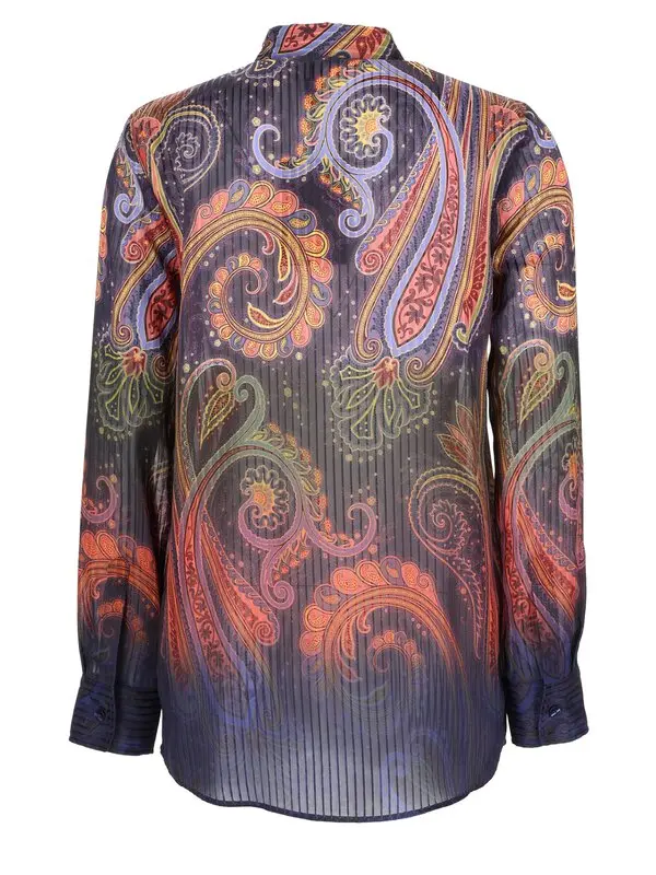 Etro Camicia Con Stampa Paisley
