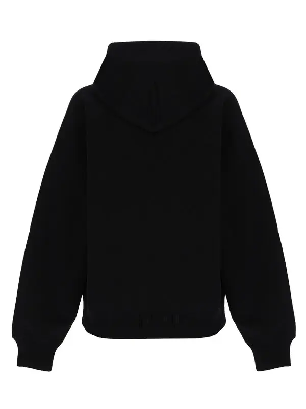AMI Paris Felpa Con Logo Ricamato