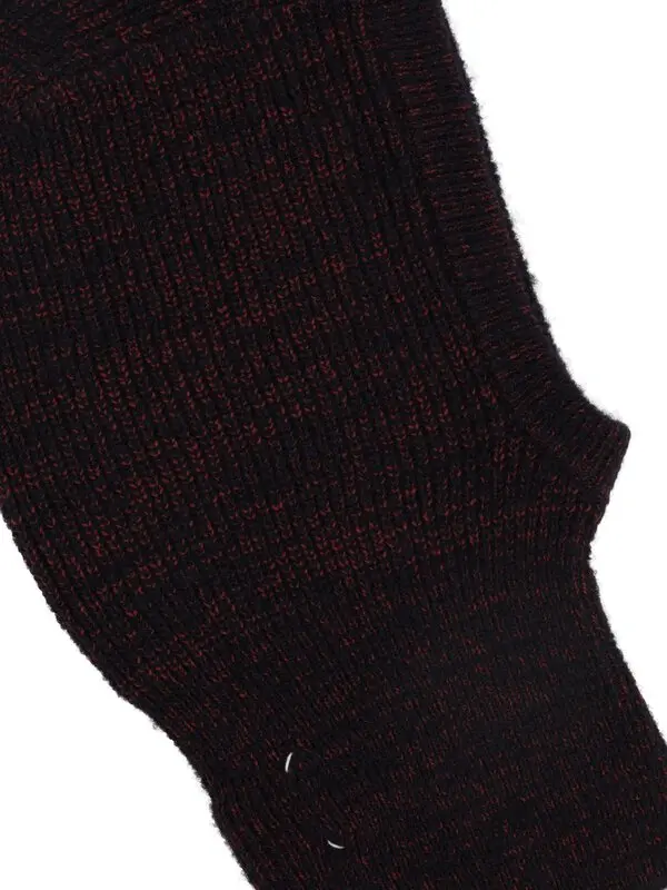 MAISON MARGIELA Balaclava In Maglia - Bordeaux