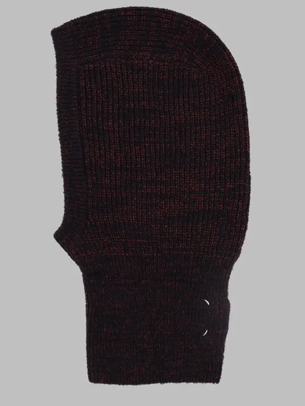 MAISON MARGIELA Balaclava In Maglia - Bordeaux