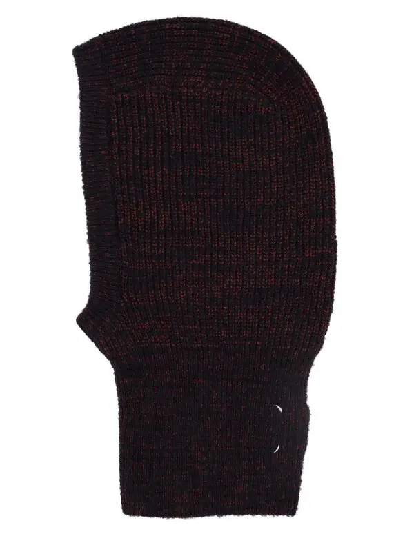 MAISON MARGIELA Balaclava In Maglia - Bordeaux