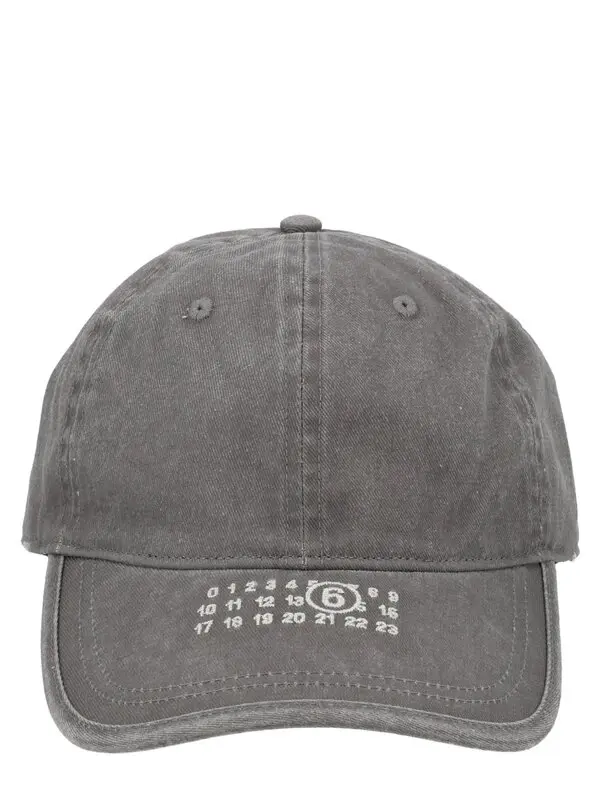 MAISON MARGIELA Cappello Da Baseball Con Logo - Grey