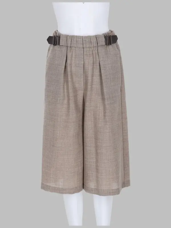 ALYSI Shorts In Misto Lana E Lino