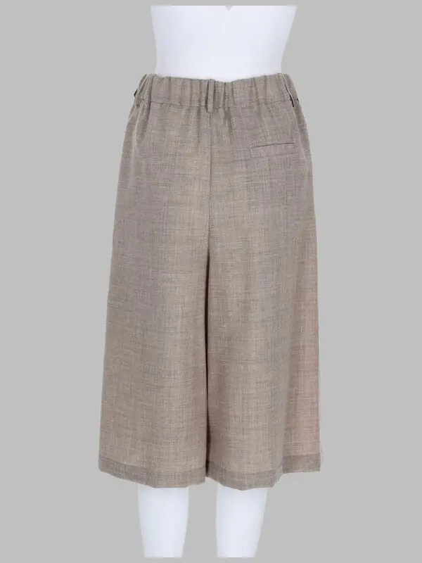 ALYSI Shorts In Misto Lana E Lino