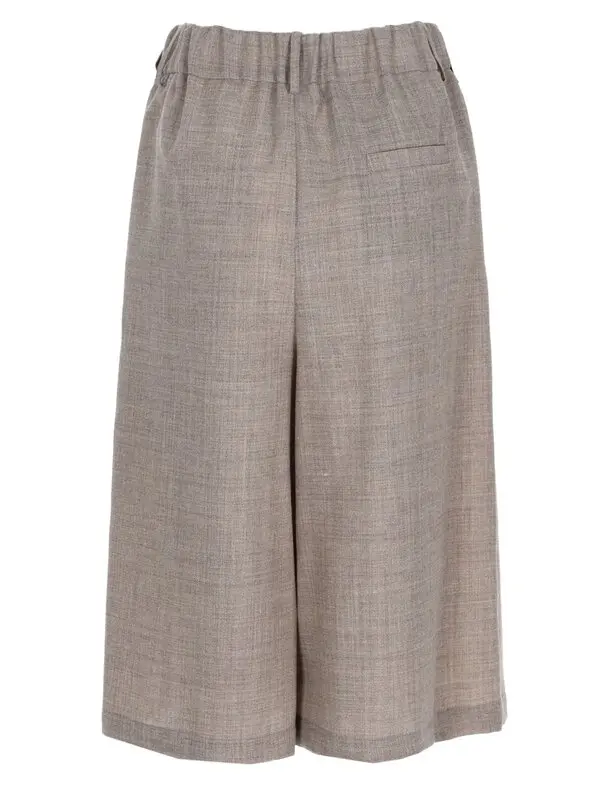 ALYSI Shorts In Misto Lana E Lino
