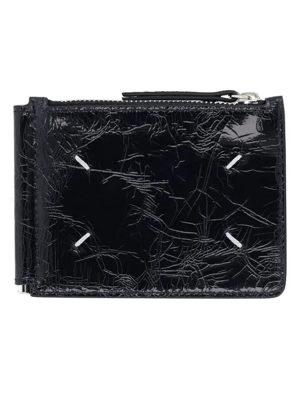 MAISON MARGIELA Portafoglio A Pinza " Four Stitches