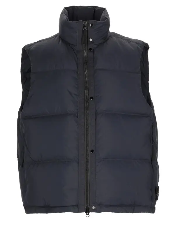 Stone Island Padded Down Vest - Blue