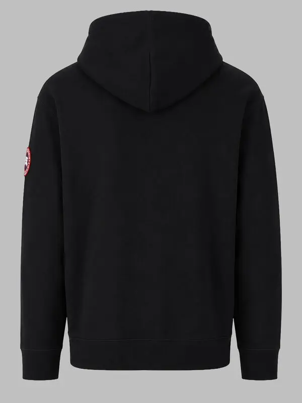 Canada Goose Felpa Con Patch Logo E Cappuccio