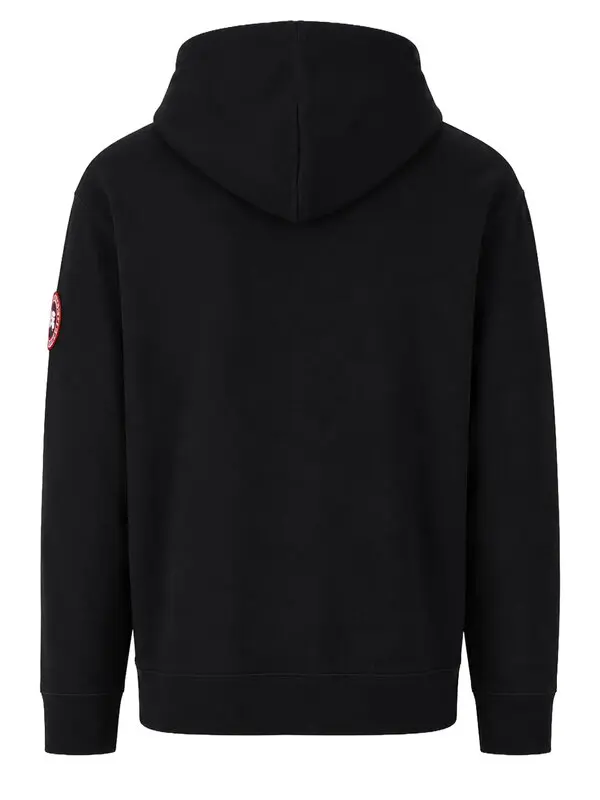 Canada Goose Felpa Con Patch Logo E Cappuccio