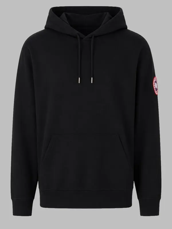 Canada Goose Logo Patch Hooded Sweatshirt