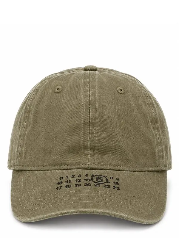 MAISON MARGIELA Cappello Da Baseball Con Logo - Black