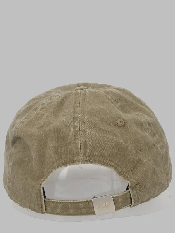 MAISON MARGIELA Cappello Da Baseball Con Logo - Black