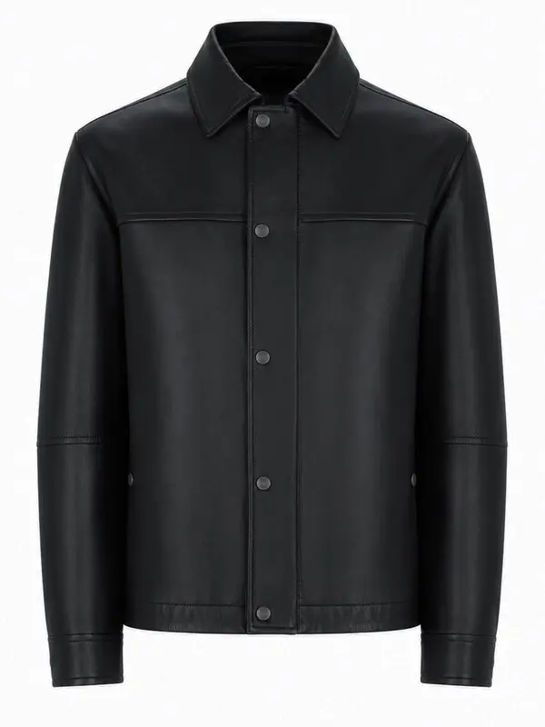 BOSS Joban" Leather Jacket