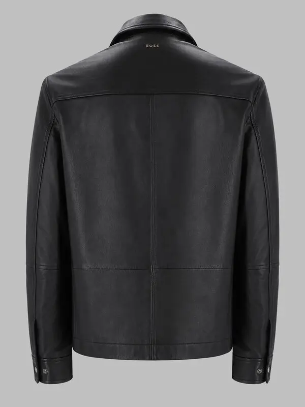 BOSS Joban" Leather Jacket