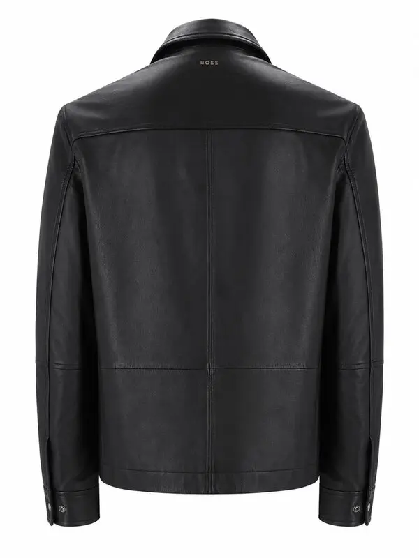 BOSS Joban" Leather Jacket