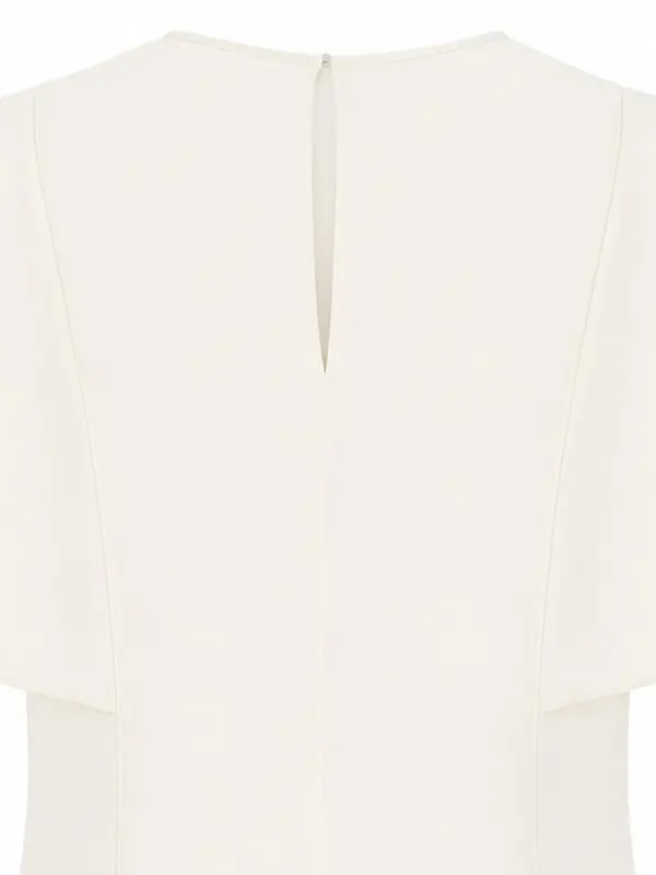 Michael Kors Blusa In Raso Con Maniche A Mantella
