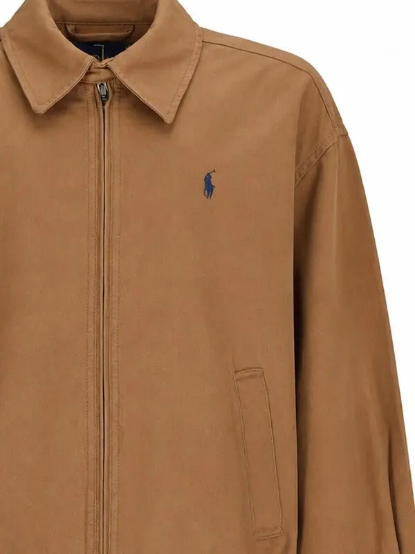 Polo Ralph Lauren Zip-up Bomber Jacket With Logo Detail