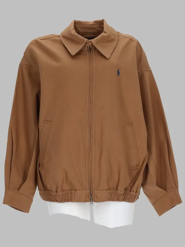 Polo Ralph Lauren Zip-up Bomber Jacket With Logo Detail