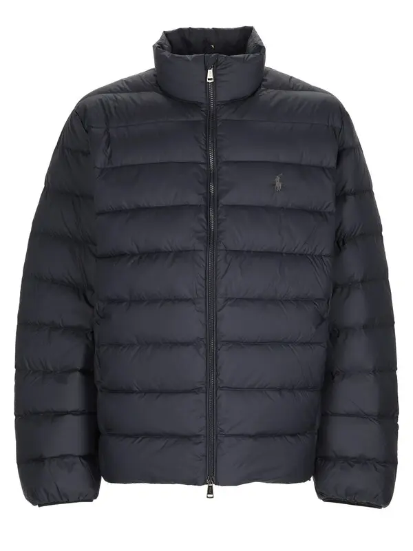 Polo Ralph Lauren Quilted Down Puffer Jacket With Stand Collar