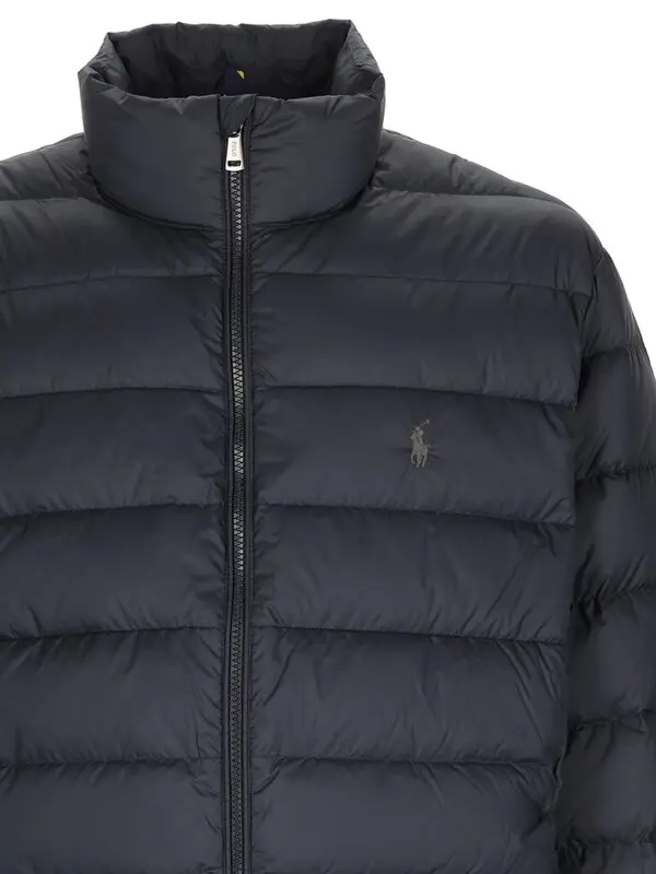 Polo Ralph Lauren Quilted Down Puffer Jacket With Stand Collar