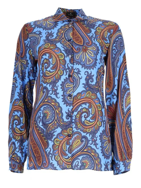 Etro Camicia Con Stampa Paisley