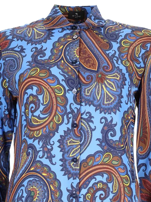 Etro Camicia Con Stampa Paisley