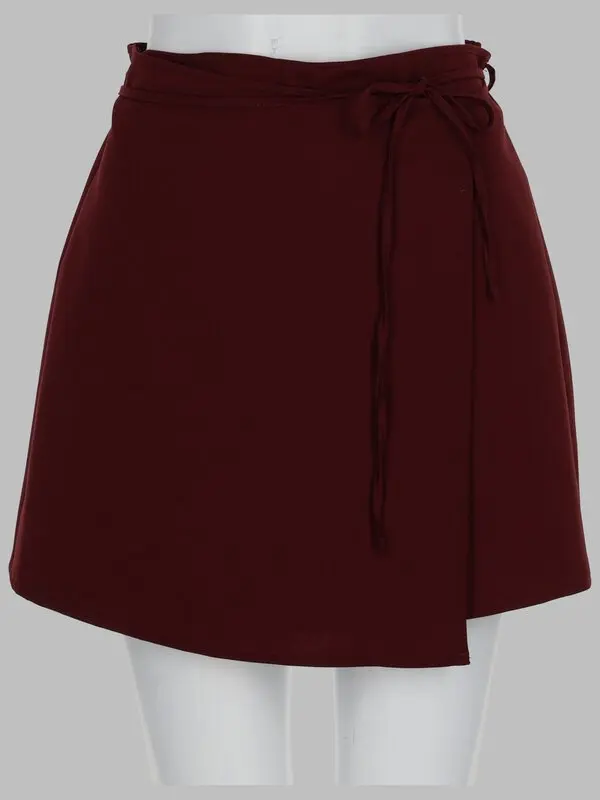 ALYSI Alysis Wrap Mini Skirt With Tie Detail